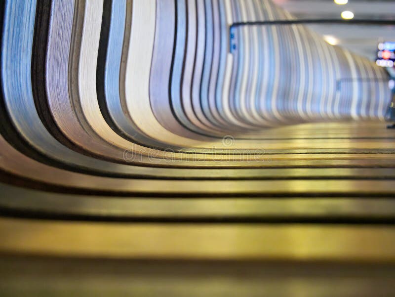 Curved Lines of Bent Wood Bench in Detail Stock Photo - Image of bench ...