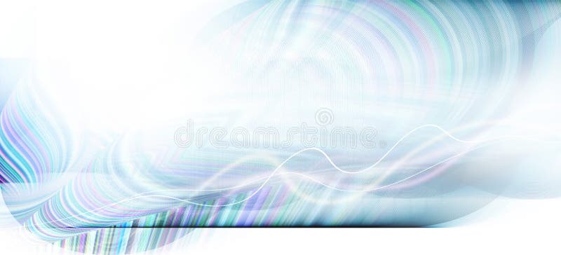 Curved Lines in Different Shades on White Background Stock Illustration ...