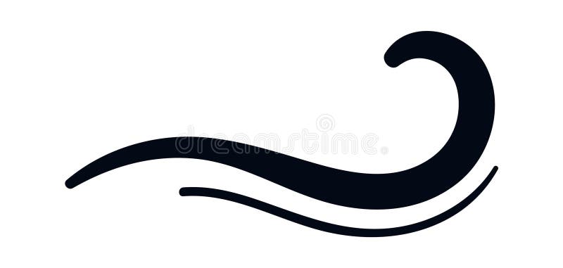 Curved Lines Icon stock vector. Illustration of drawing - 274724235