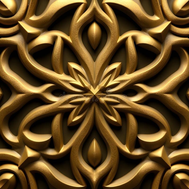 Curved Lines and Sharp Geometric Shapes Stock Illustration ...