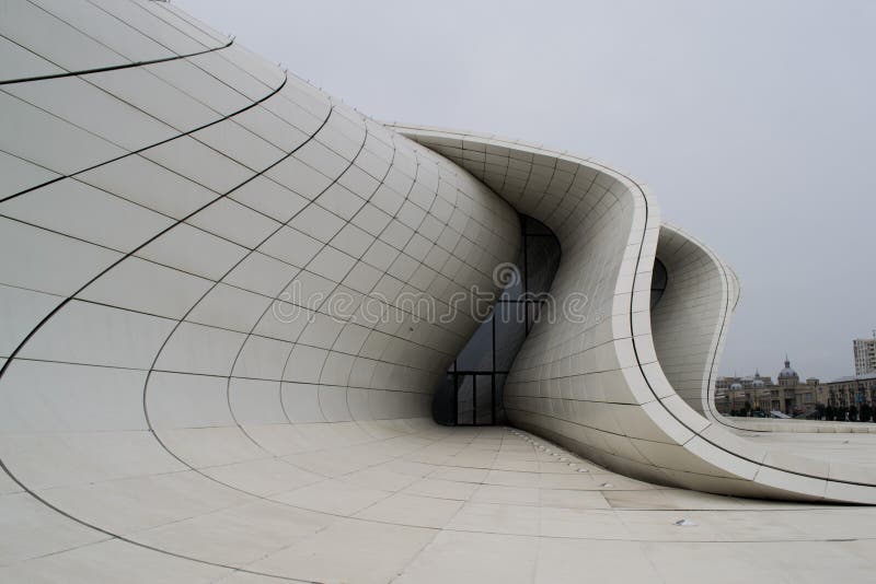 Curved Lines of White Plinths, Background Editorial Photo - Image of ...