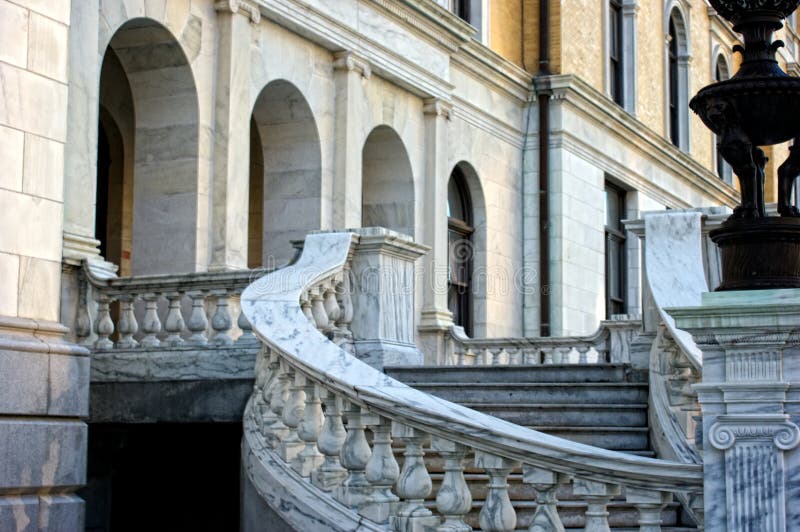 Curved marble stock photo. Image of marble, boston, curved - 6689142