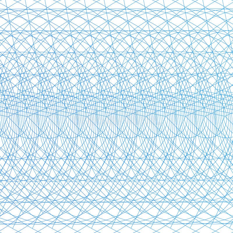 Curved Mesh. Curved Blue Lines on a White Background Stock Illustration ...