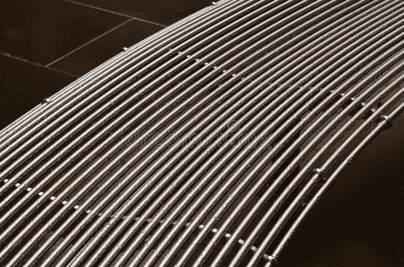 Curved metal surface stock photo. Image of repetition - 40055856