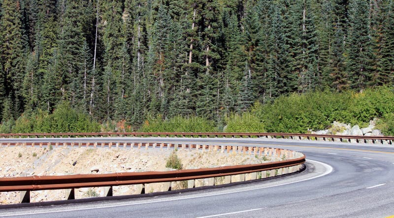 Curved Mountain Road stock photo. Image of alpine, travel - 61103470