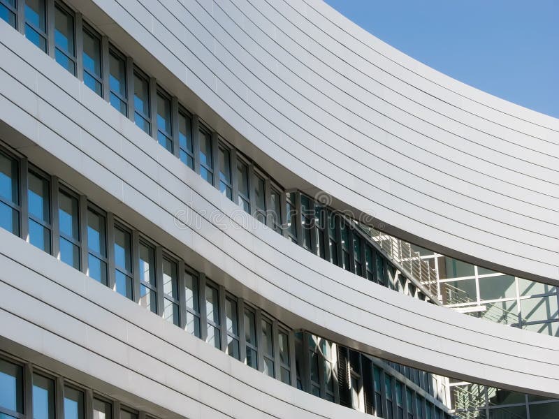 Curved Office Building stock photo. Image of city, building - 2489634