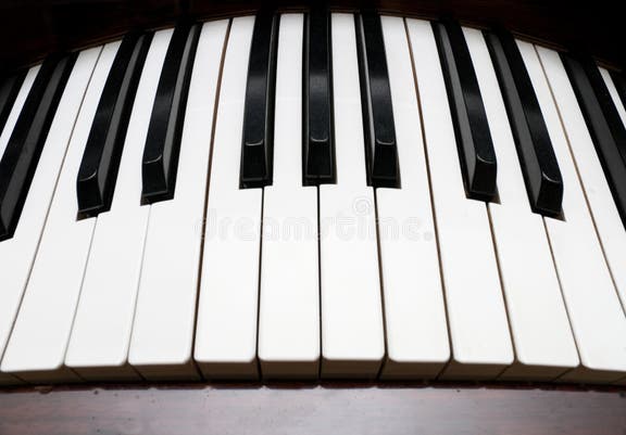 Curved piano keyboard stock photo. Image of abstract - 15423548