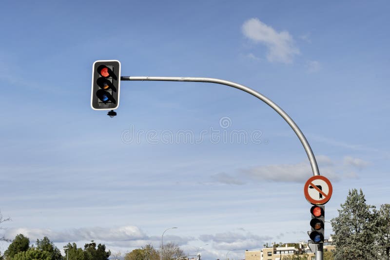 Real Traffic Light Post