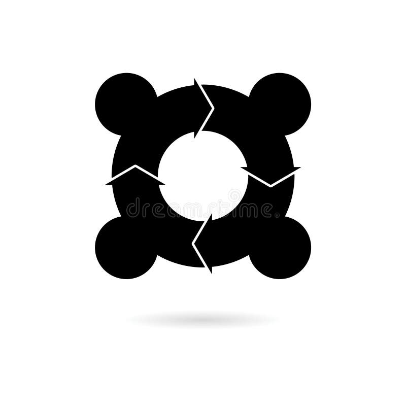 Circular Process Flow Arrows, Icon, Logo or Sign Stock Vector ... Circular Process Flow Arrows, Icon, Logo or Sign Stock Vector ...