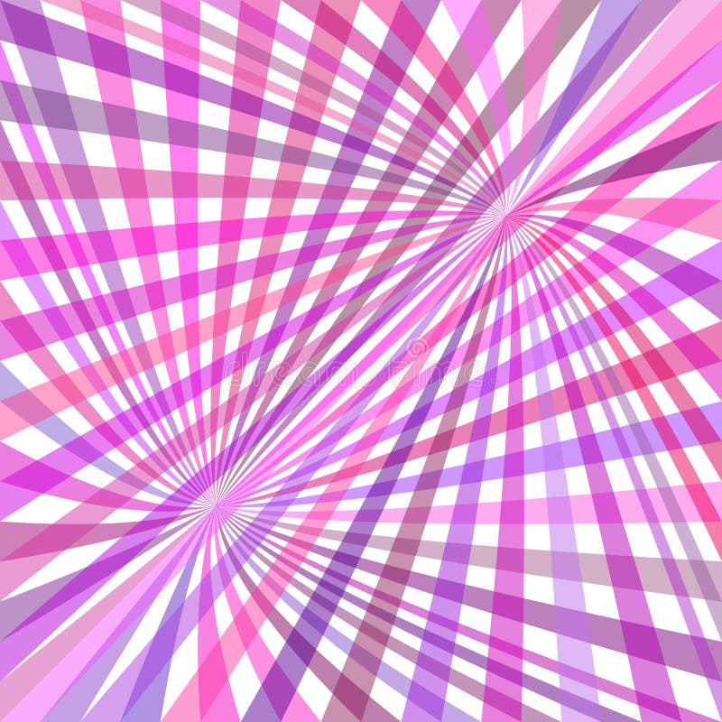 Curved Ray Background - Vector Graphic from Striped Rays in Purple ...