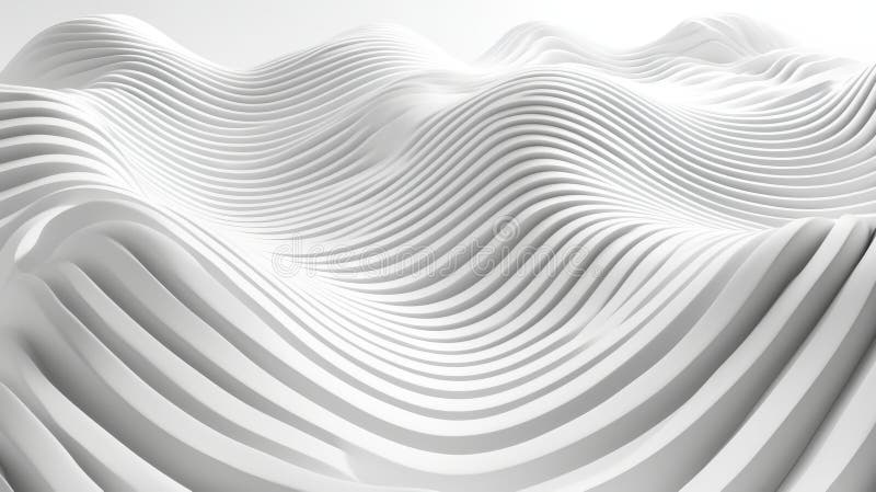 With Curved Reliefs Resembling Waves, Layer by Layer of Papercut ...