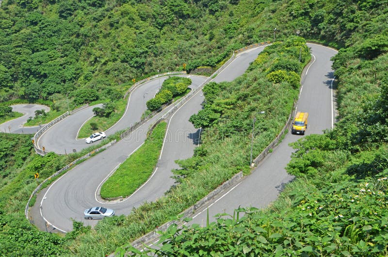 Curved road stock photo. Image of curve, bend, scenery - 28559368