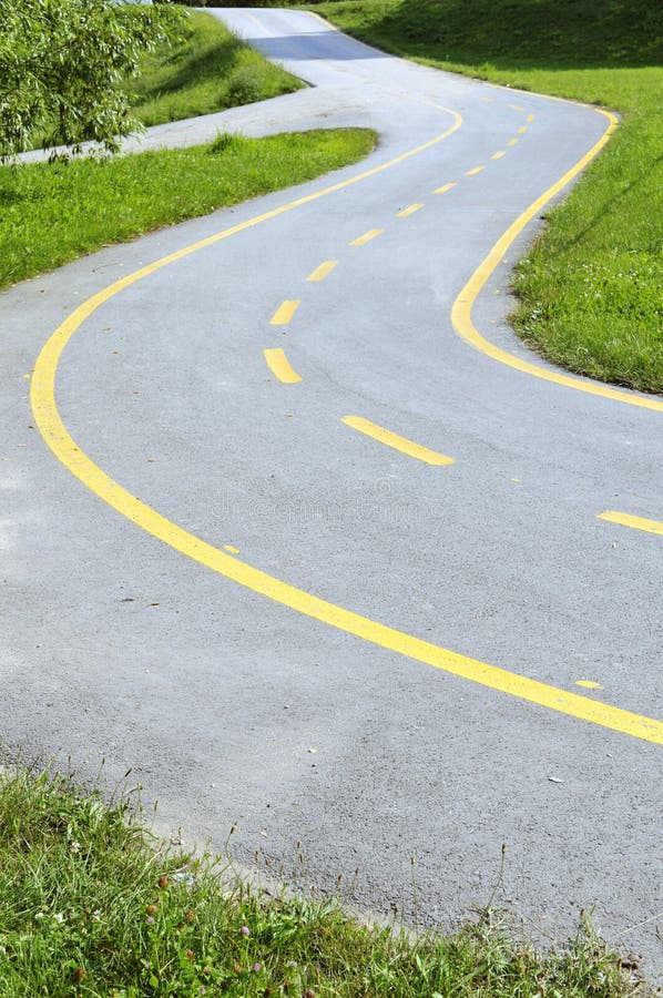 Curved road stock image. Image of freeway, asphalt, movement - 5968815