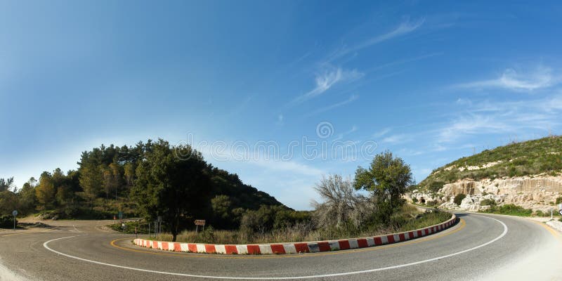 Curved road stock photo. Image of highway, drive, asphalt - 48425602