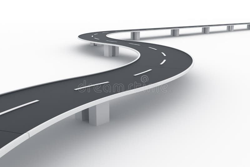 Curved Road Cartoon Stock Illustrations – 238 Curved Road Cartoon Stock ...
