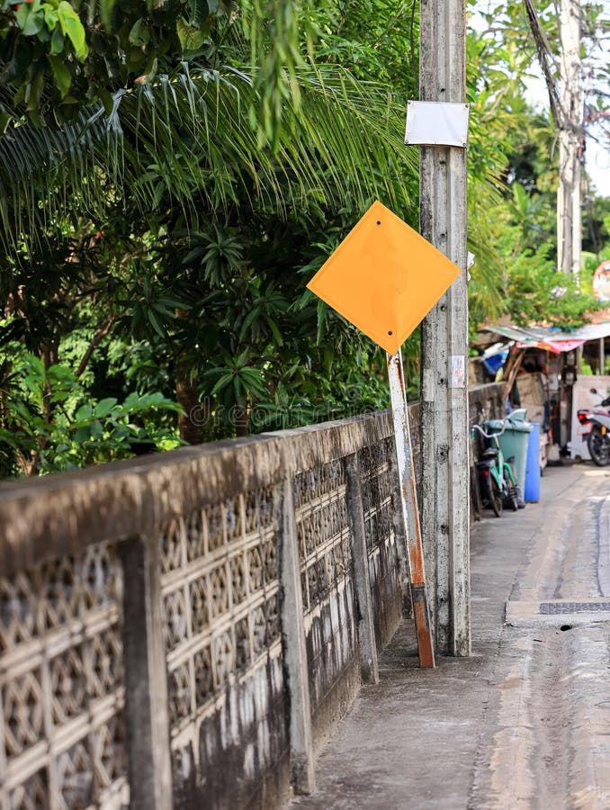 Curved Road Traffic Yellow Sign, Yellow Road Sign, Direction Sign on ...