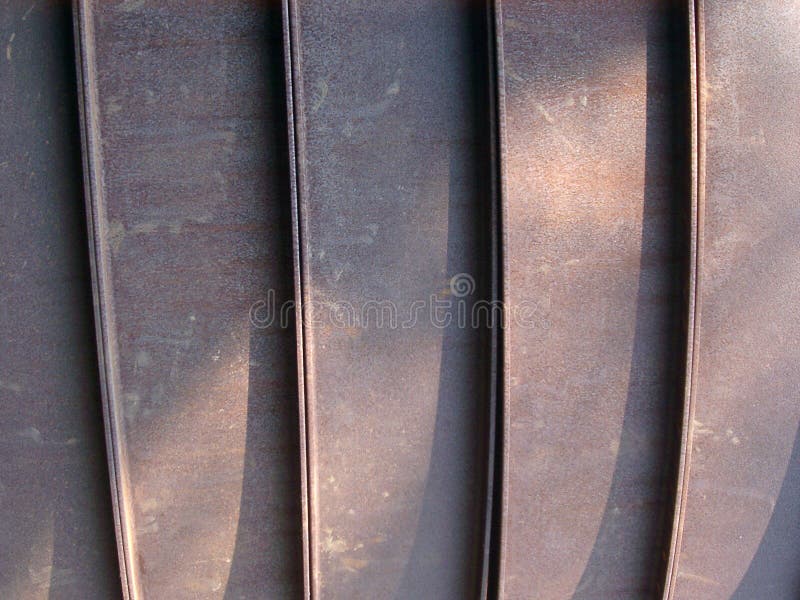 Rusted metal ribs stock image. Image of texture, background - 256207069