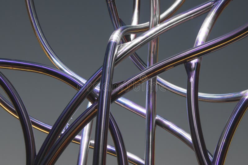 3d pipes stock illustration. Illustration of black, concepts - 6748858