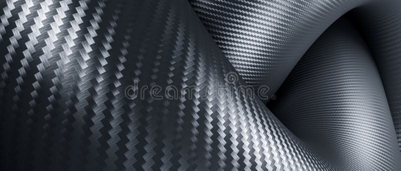 Curved and Sinuous Shapes in Carbon Fibre Stock Illustration ...