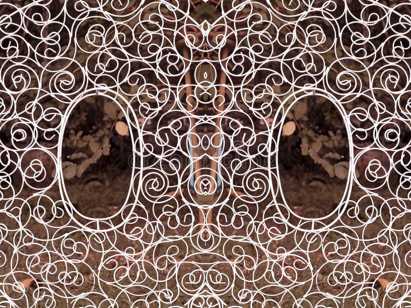 Curved steel background. stock illustration. Illustration of pattern ...