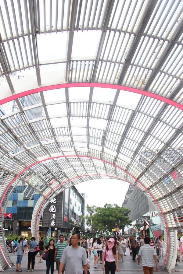 Curved Steel Structure Building in SHENZHEN Nanshan Central Square ...