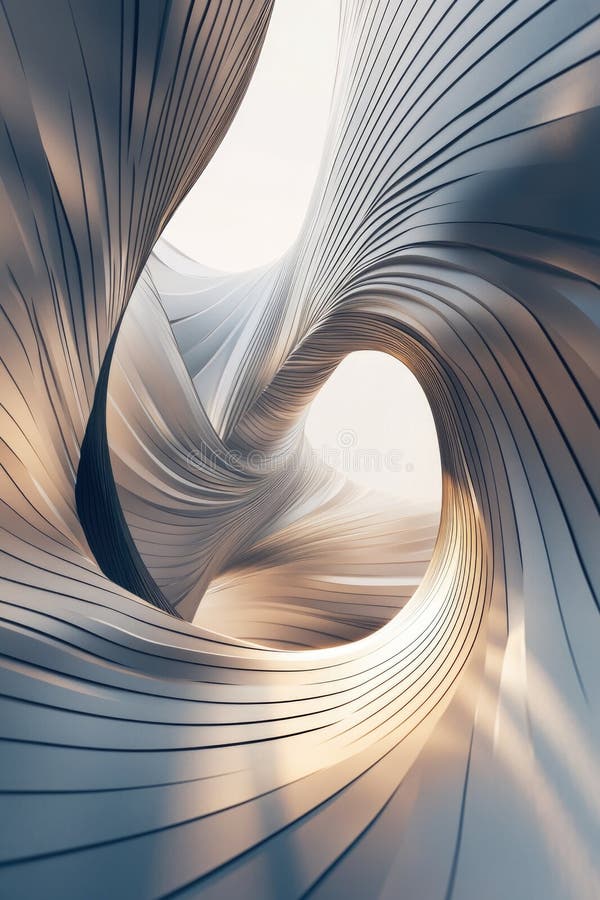 Curved Structure Abstract stock image. Image of modern - 377619731