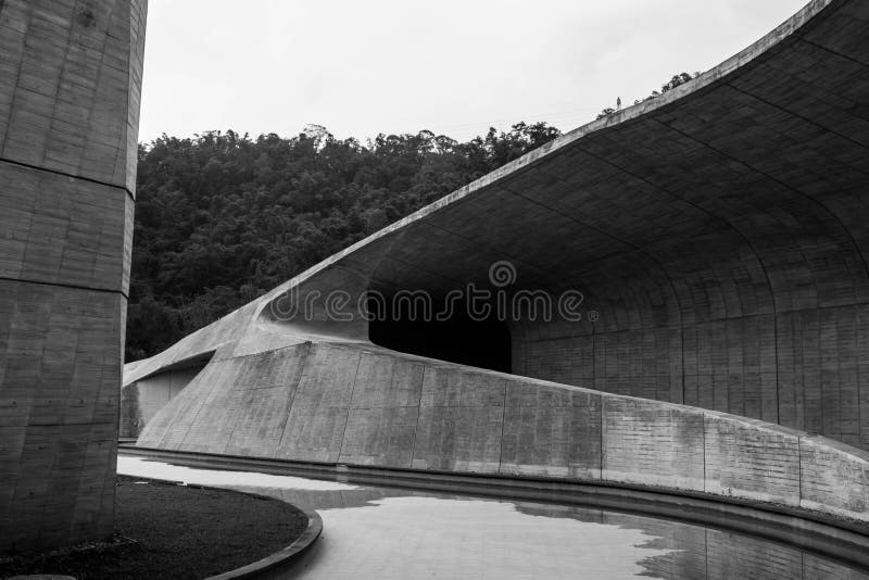 Curved Structure stock image. Image of contemporary, architectural ...