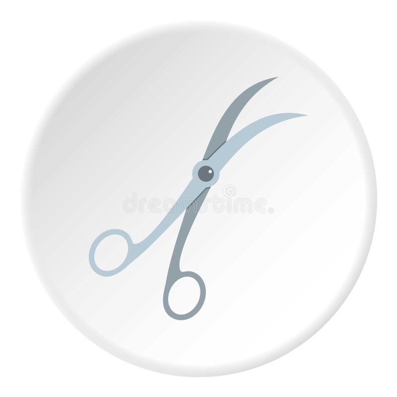 Medical Clamp Scissors Icon, Simple Style Stock Vector - Illustration ...