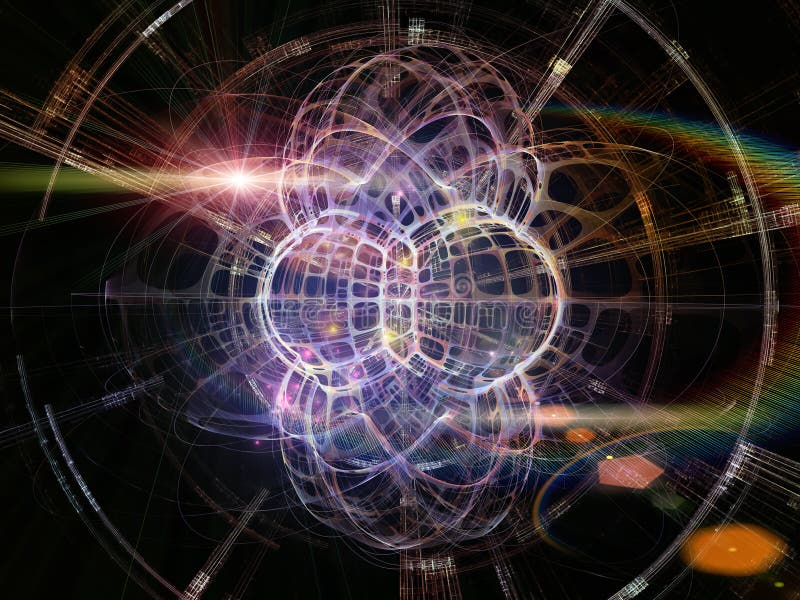 Geometry of Space stock illustration. Illustration of math - 158527843