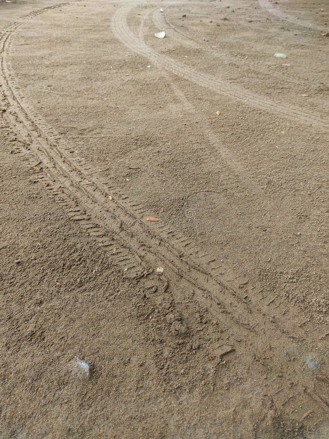 Curved Tire Tracks Dry Soil Surface Stock Photos - Free & Royalty-Free ...