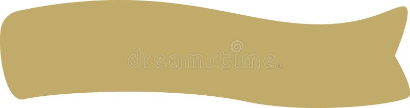 Curved Title Ribbon stock illustration. Illustration of frame - 327806643
