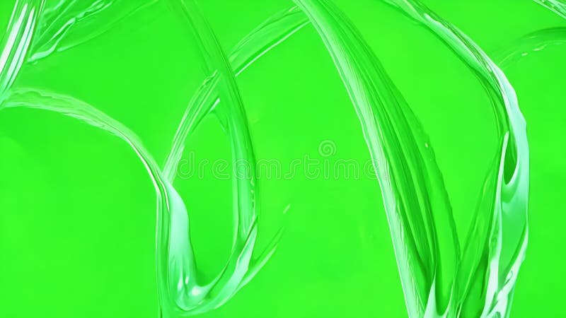 Curved Trails of Liquid Cascading Downward Creating a Mesmerizing ...