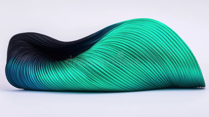 A Curved, Twisted, and Twisted Rope-like Object Stock Image - Image of ...