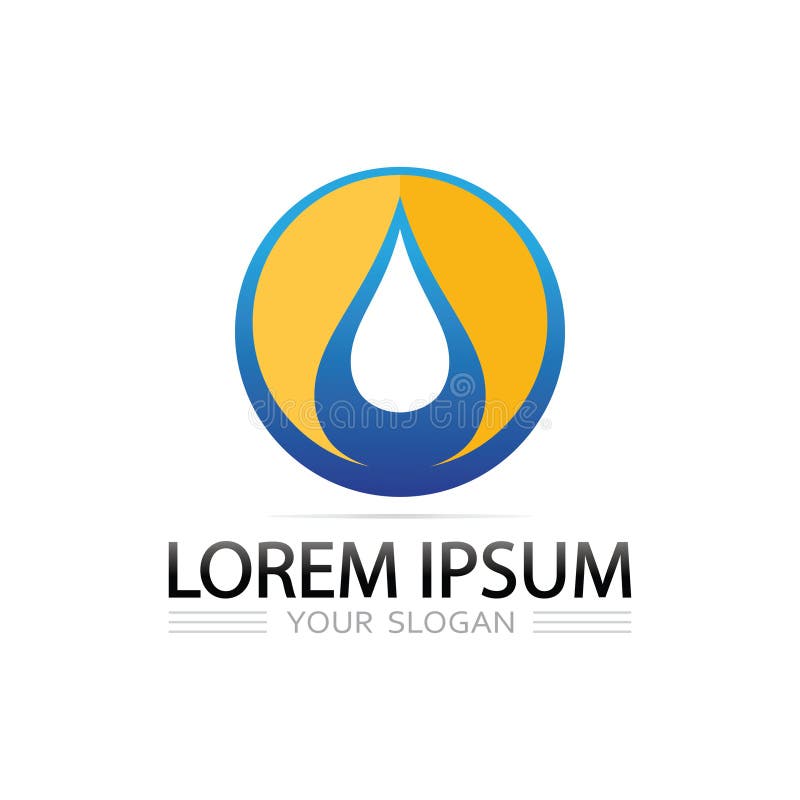 Curved Water Ripple Logo Design with Gradient Blue Effect for Branding ...