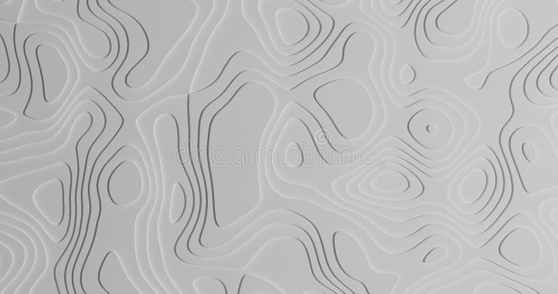 3d Rendering of Abstract Background in Paper Cut Style. Geography Map ...