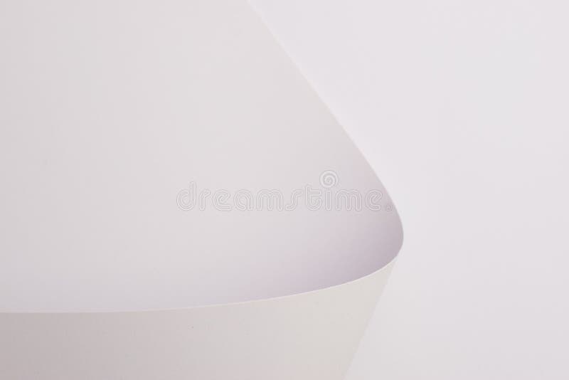 Curved White Abstract Background, Wallpaper Stock Image - Image of ...