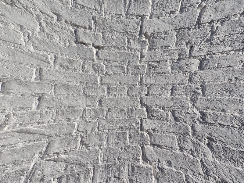 Curved White Brick Wall Background Stock Photo - Image of texture ...