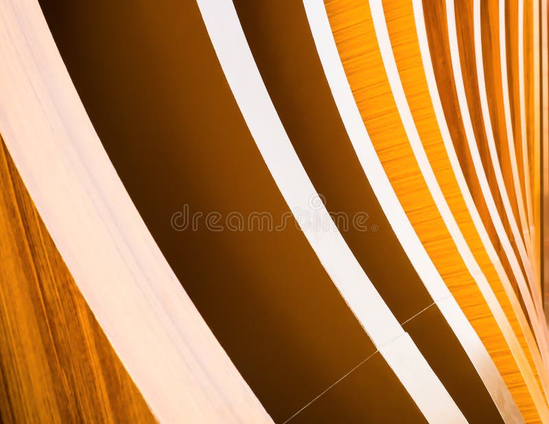 Curved Wood Stacked in Rows. Stock Photo - Image of work, material ...