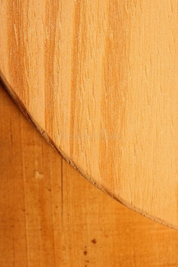 CURVED WOODEN BOARD on a FLAT WOODEN SURFACE Stock Image - Image of ...