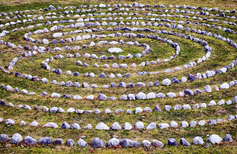 Labyrinth stock photo. Image of grass, burial, sweden - 40604314