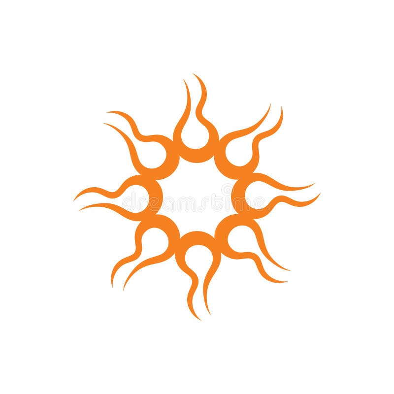 Curves Star Swirl Decoration Vector Stock Vector - Illustration of ...