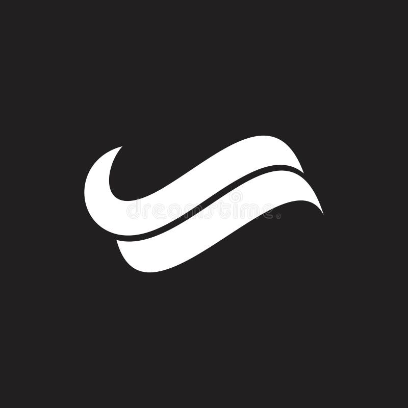 Wavy Curves Waves Splash Simple Symbol Logo Vector Stock Vector ...