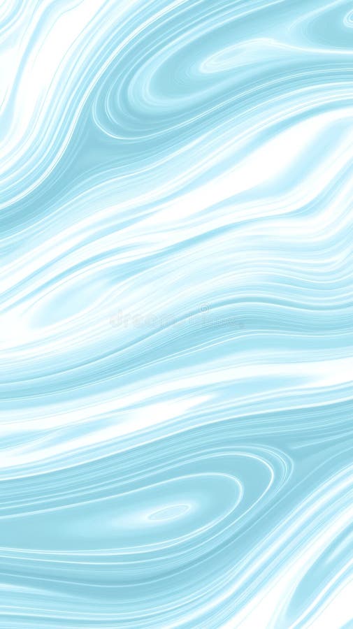 Curving Light Blue, White Marble Pattern Creating Fluid, Elegant ...