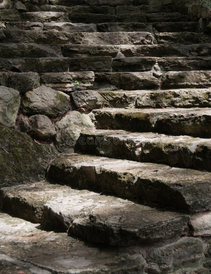 Light Trail Up Ancient Steps Stock Photo - Image of outdoor, contrast ...