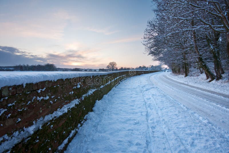 Snow on bridge stock photo. Image of path, bridge, wood - 24519614