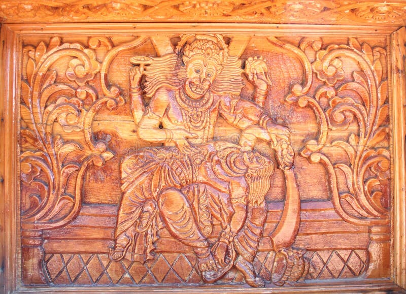 Curving Work in Temple-5 stock image. Image of craft - 135859373