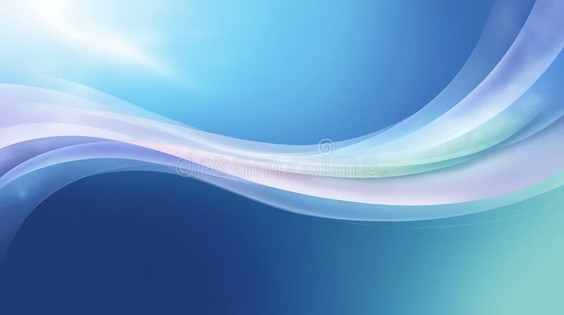 Curvy Blue Gradient Background with Soft, Feathery Transitions Stock ...