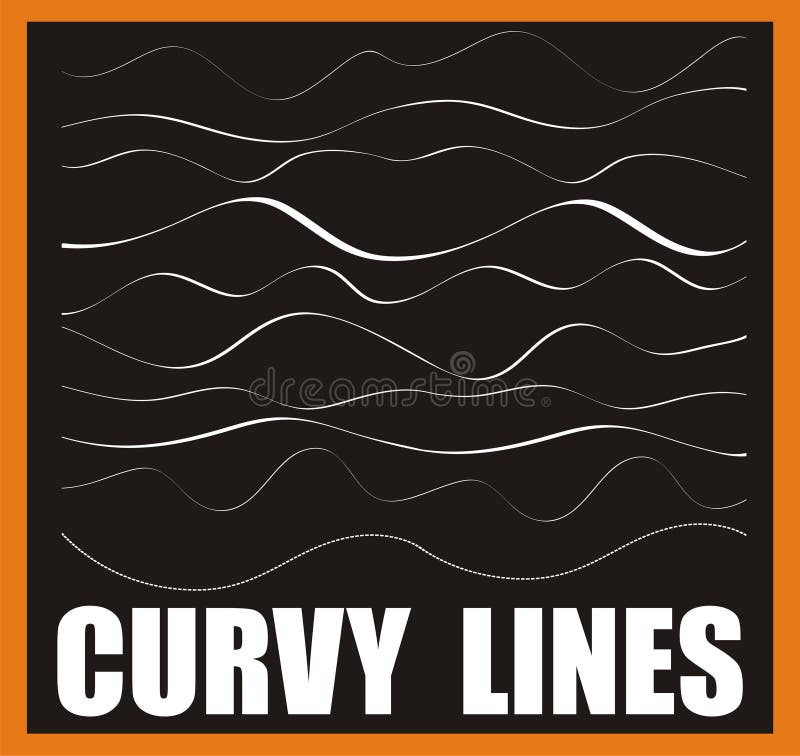 Curvy lines stock illustration. Illustration of background - 49104477