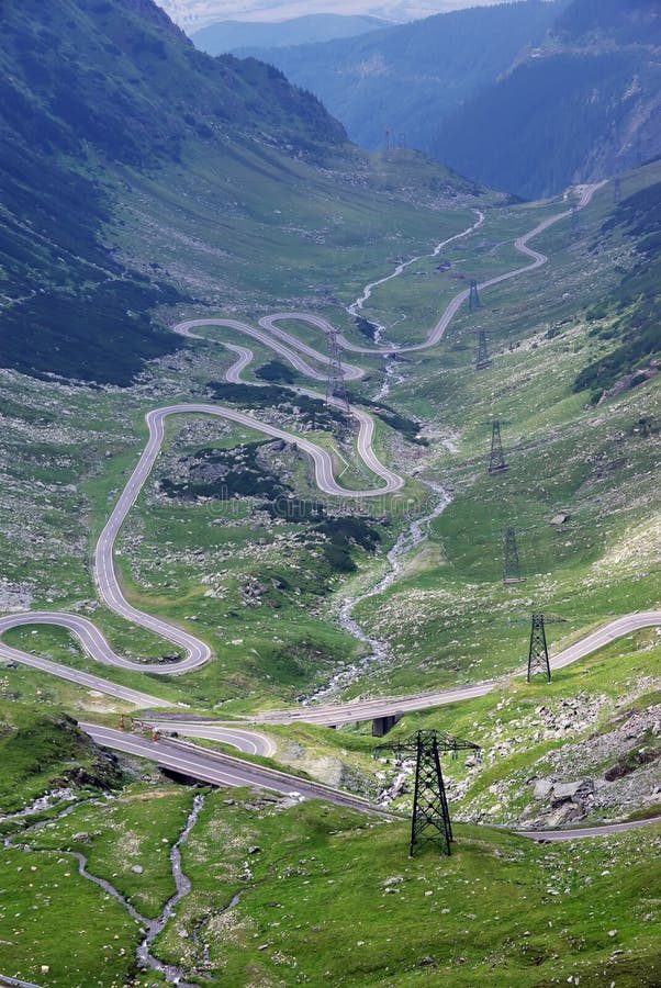 Curvy road stock photo. Image of center, highway, european - 10417812