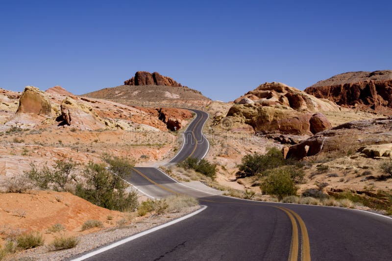 Curvy road stock image. Image of curve, outdoors, rock - 15065281